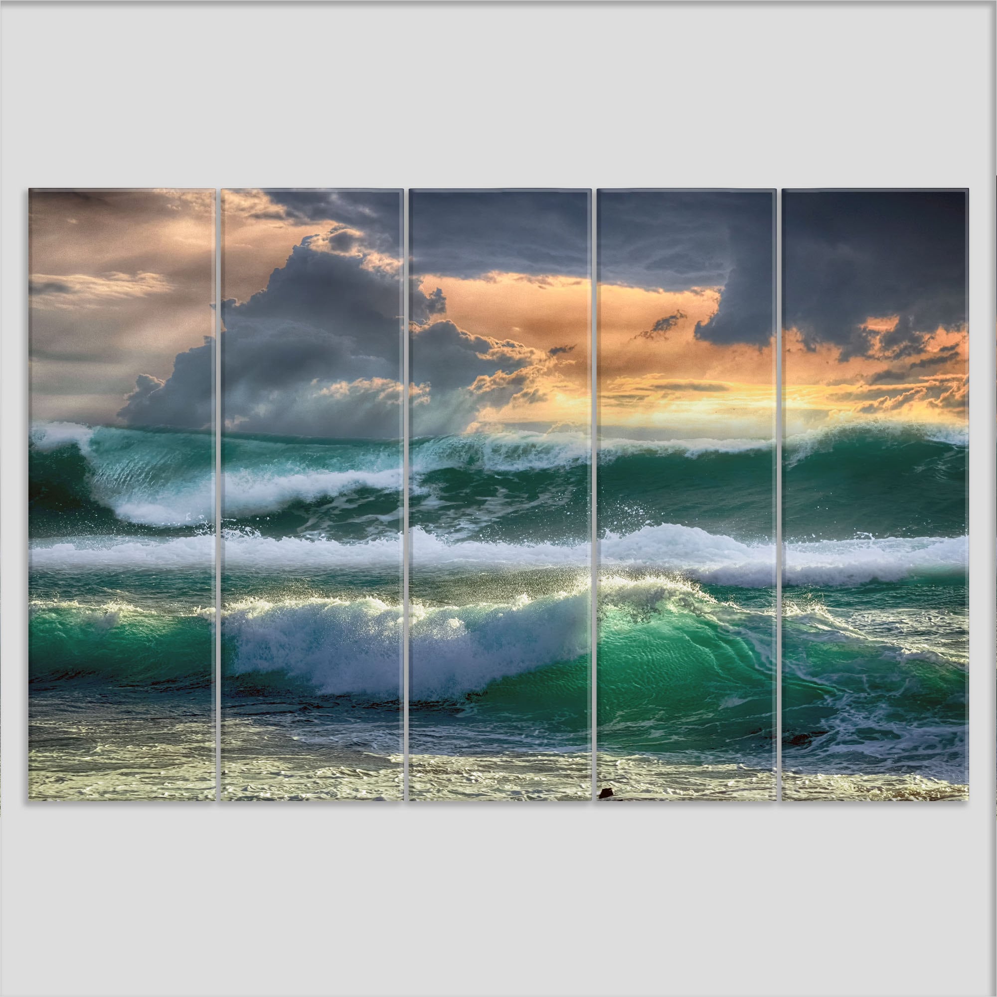 Ocean Canvas Art Ocean Wall Art Sea Waves Canvas Print - Etsy