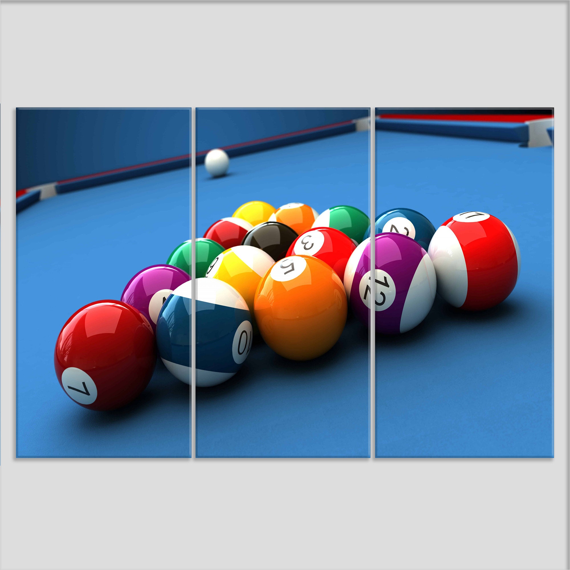 Billiards Canvas Print, Billiards Wall Art, Billiard Room Decor, Man ...
