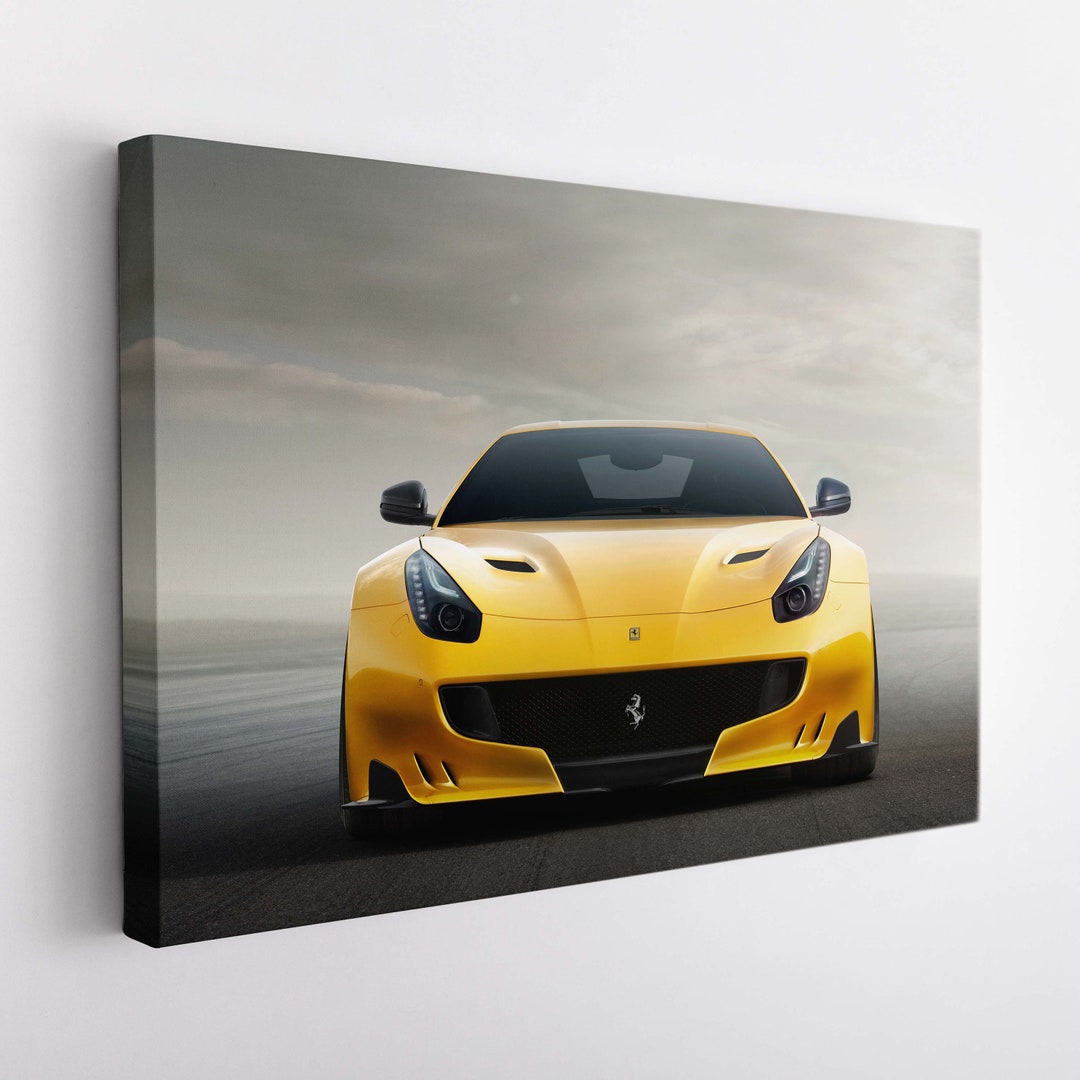 Ferrari F12 Berlinetta Canvas Print Ferrari Wall Art Sport - Etsy