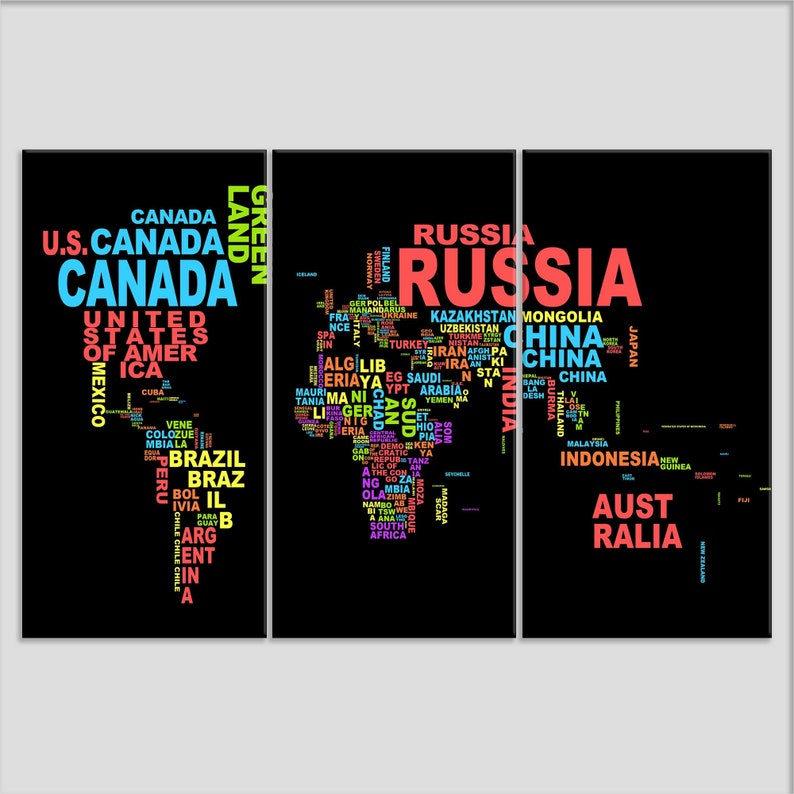 World Map With Country Names Canvas Print World Map Wall Art Etsy world-map-with-country-names-canvas-print-world-map-wall-art-etsy