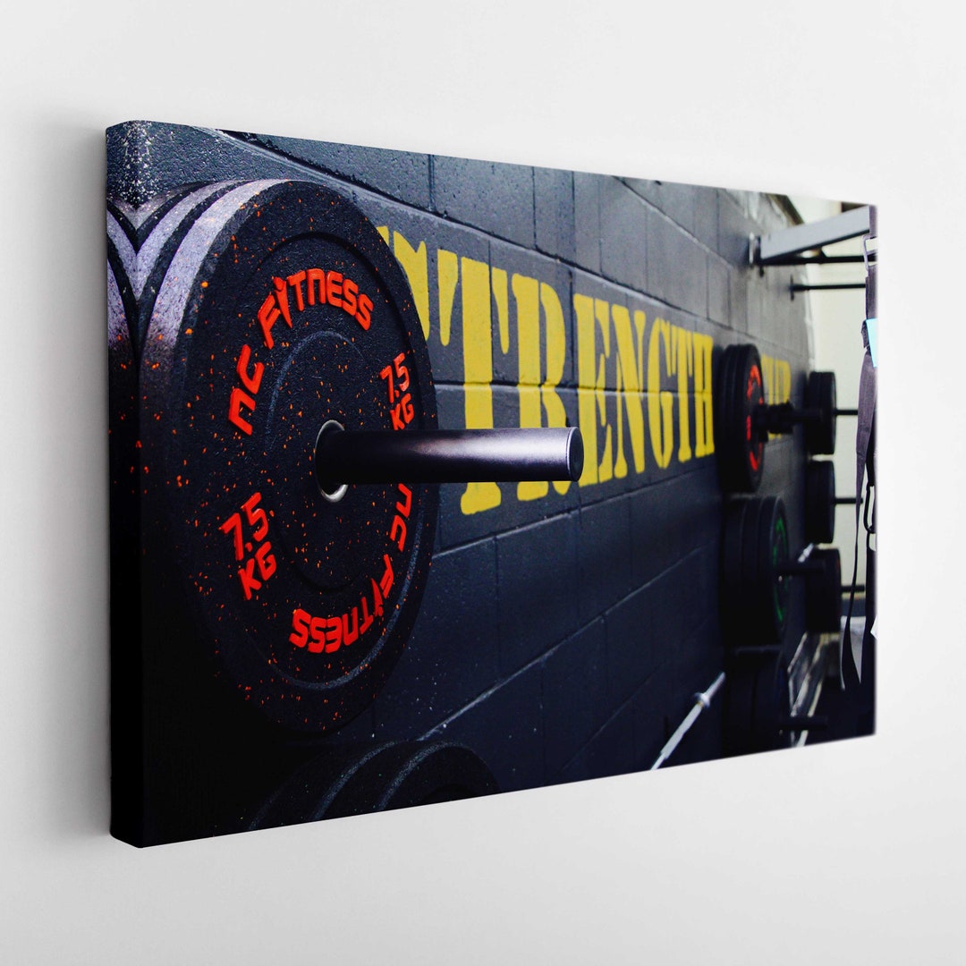 Workout Motivation Canvas Print, Fitness Canvas Art, Sport Wall Art ...