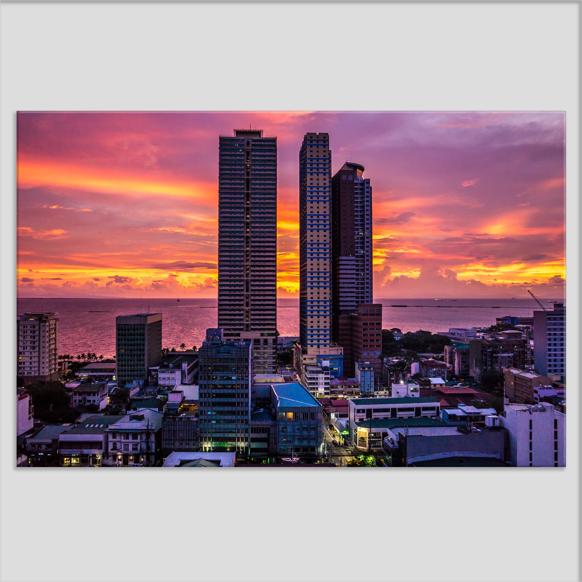 Manila Canvas Print Manila Skyline Philippines Wall Art - Etsy