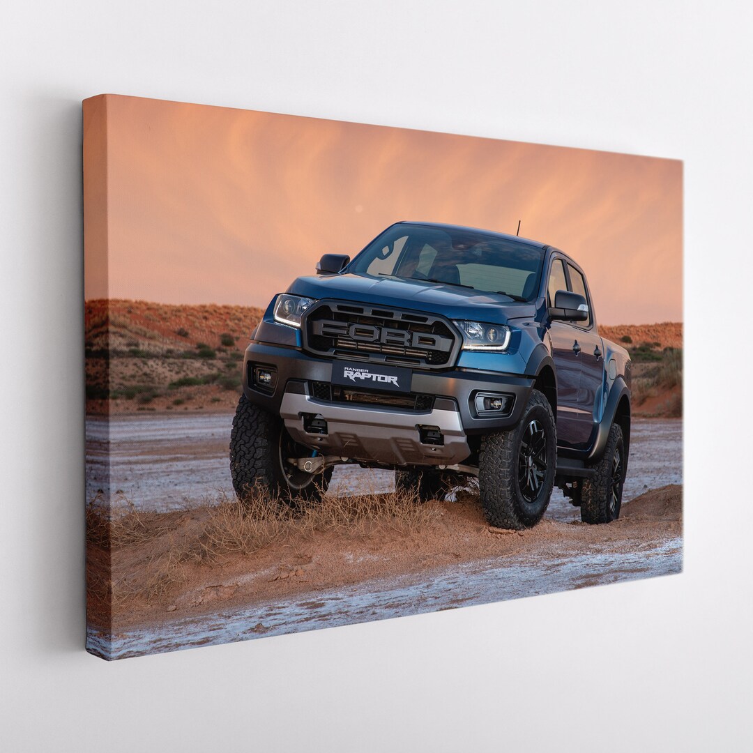 Ford Raptor Wall Art, Ford Canvas Print, Sport Car Print, Ford Canvas ...