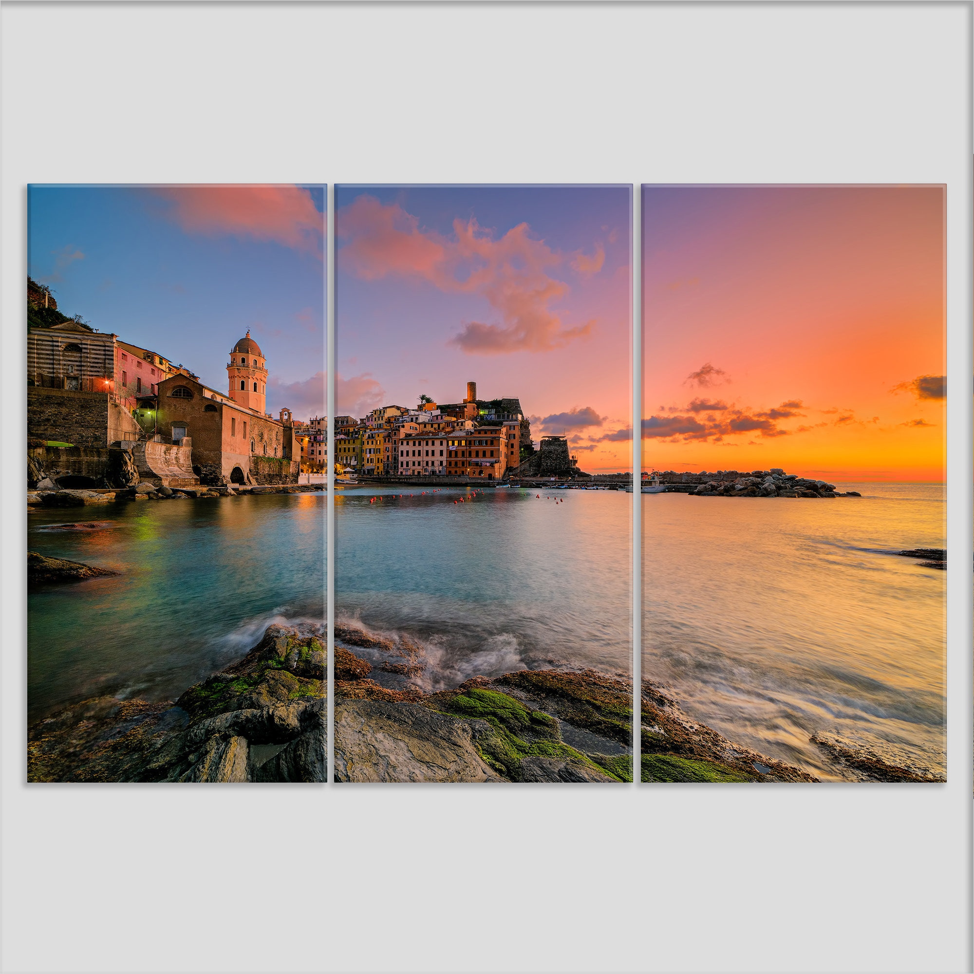 Cinque Terre Canvas Print, Cinque Terre Wall Art, Large Cinque Terre ...