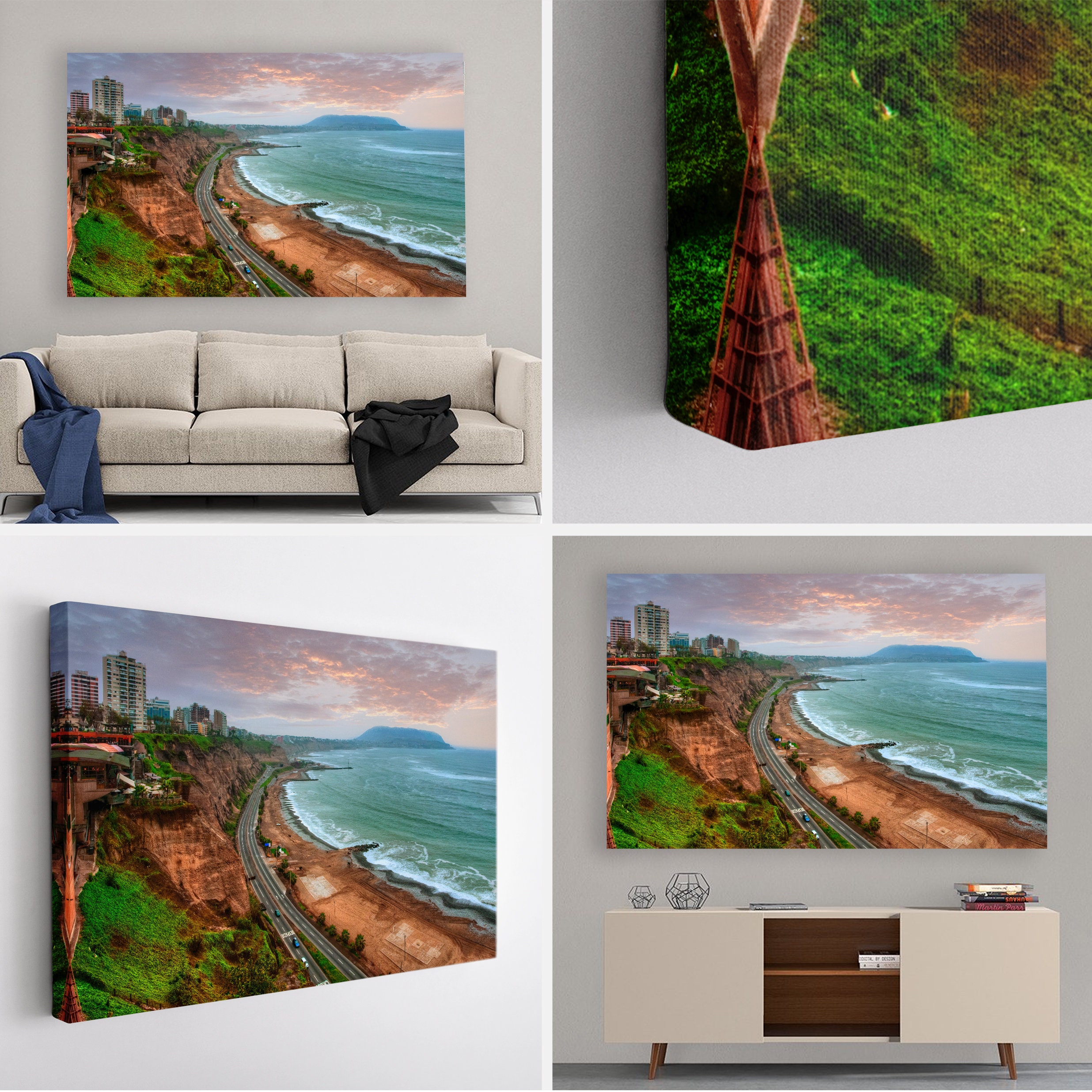 Lima Canvas Print, Lima Skyline, Peru Wall Art - Etsy