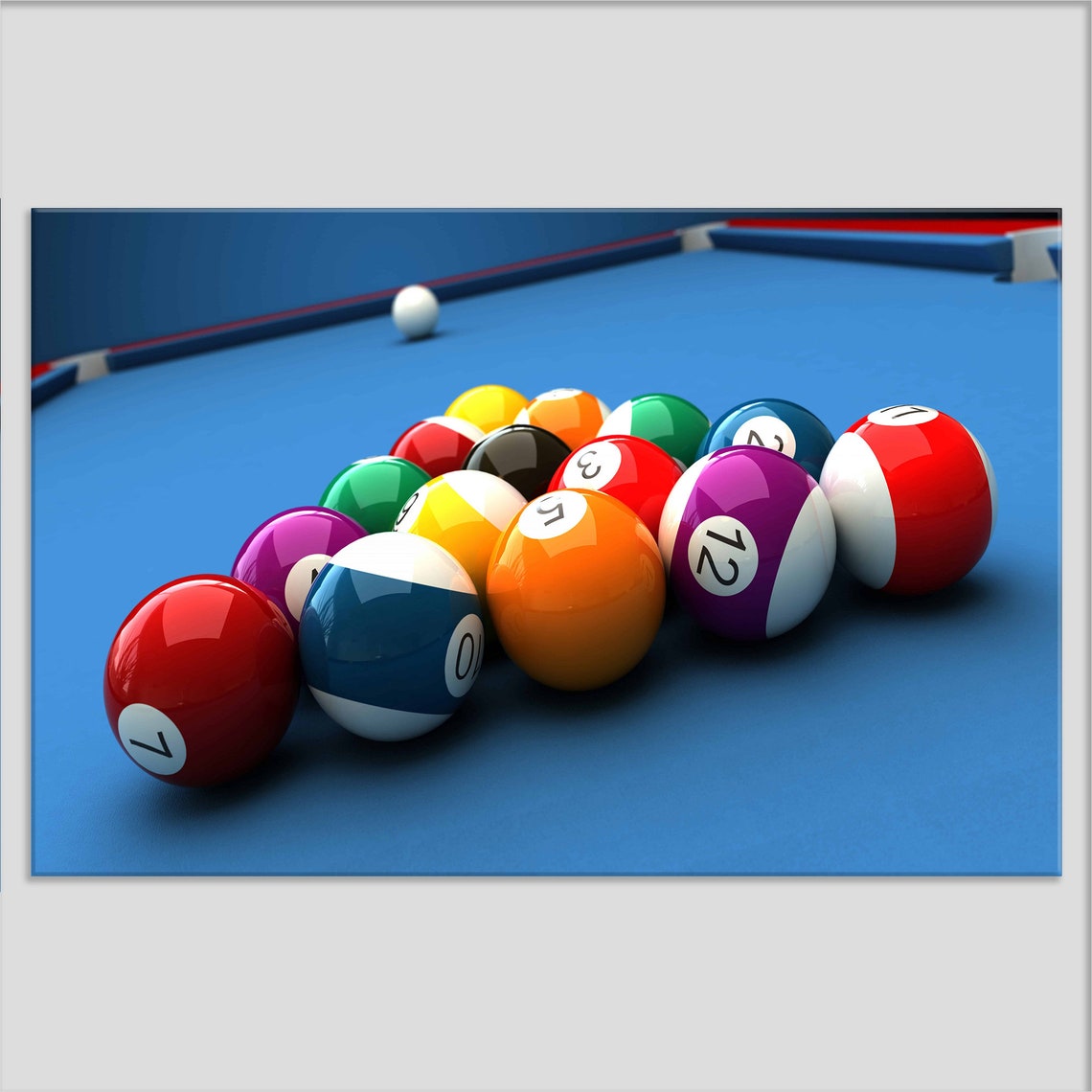 Billiards Canvas Print, Billiards Wall Art, Billiard Room Decor, Man ...