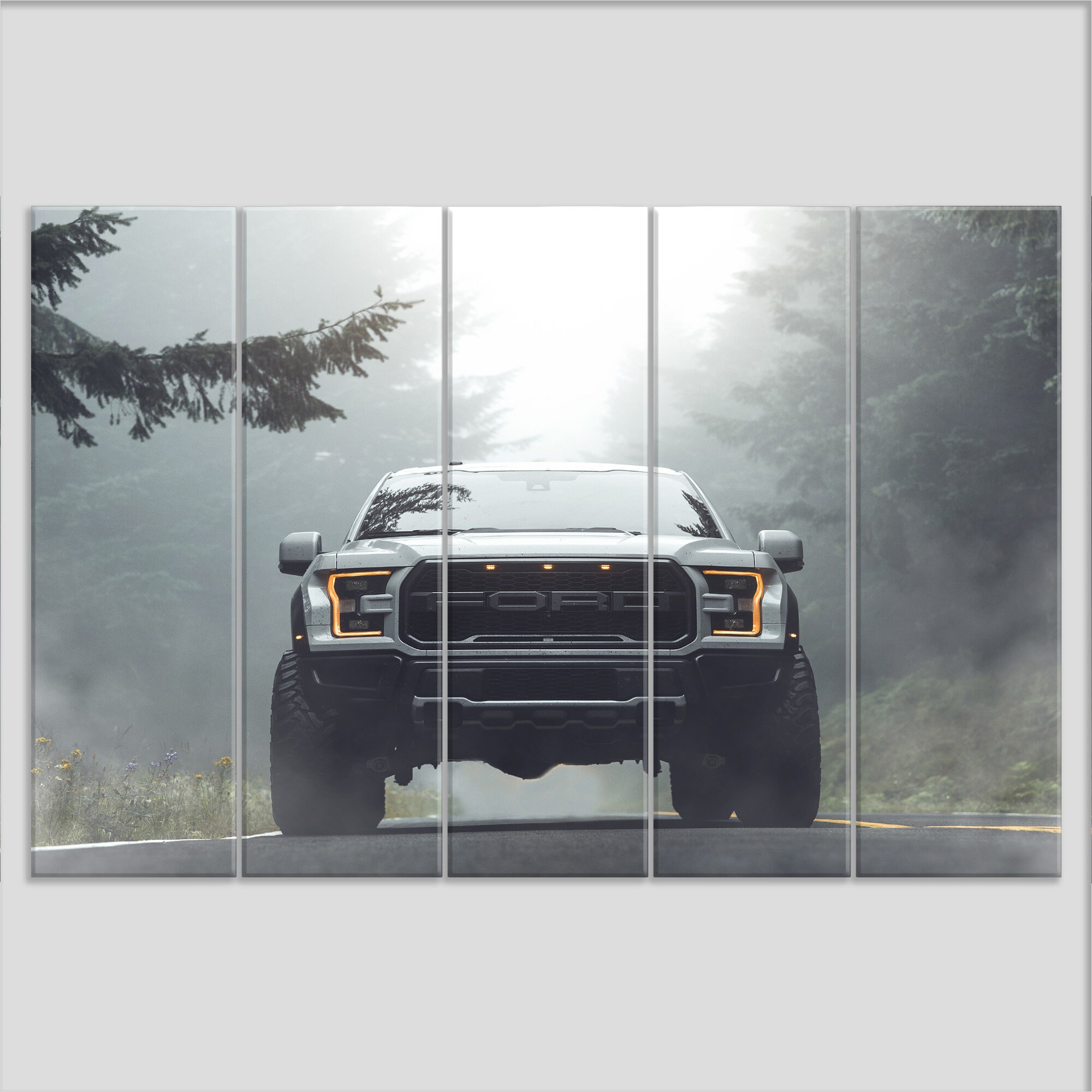 Ford F-150 Raptor Wall Art, Ford Canvas Print, Sport Car Print, Ford ...