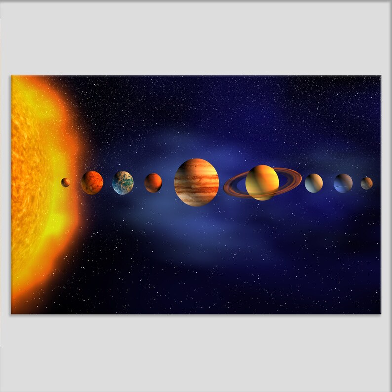 Solar System Canvas Print Space Canvas Art Universe Wall - Etsy Canada Solar System Canvas Print Space Canvas Art Universe Wall - Etsy Canada