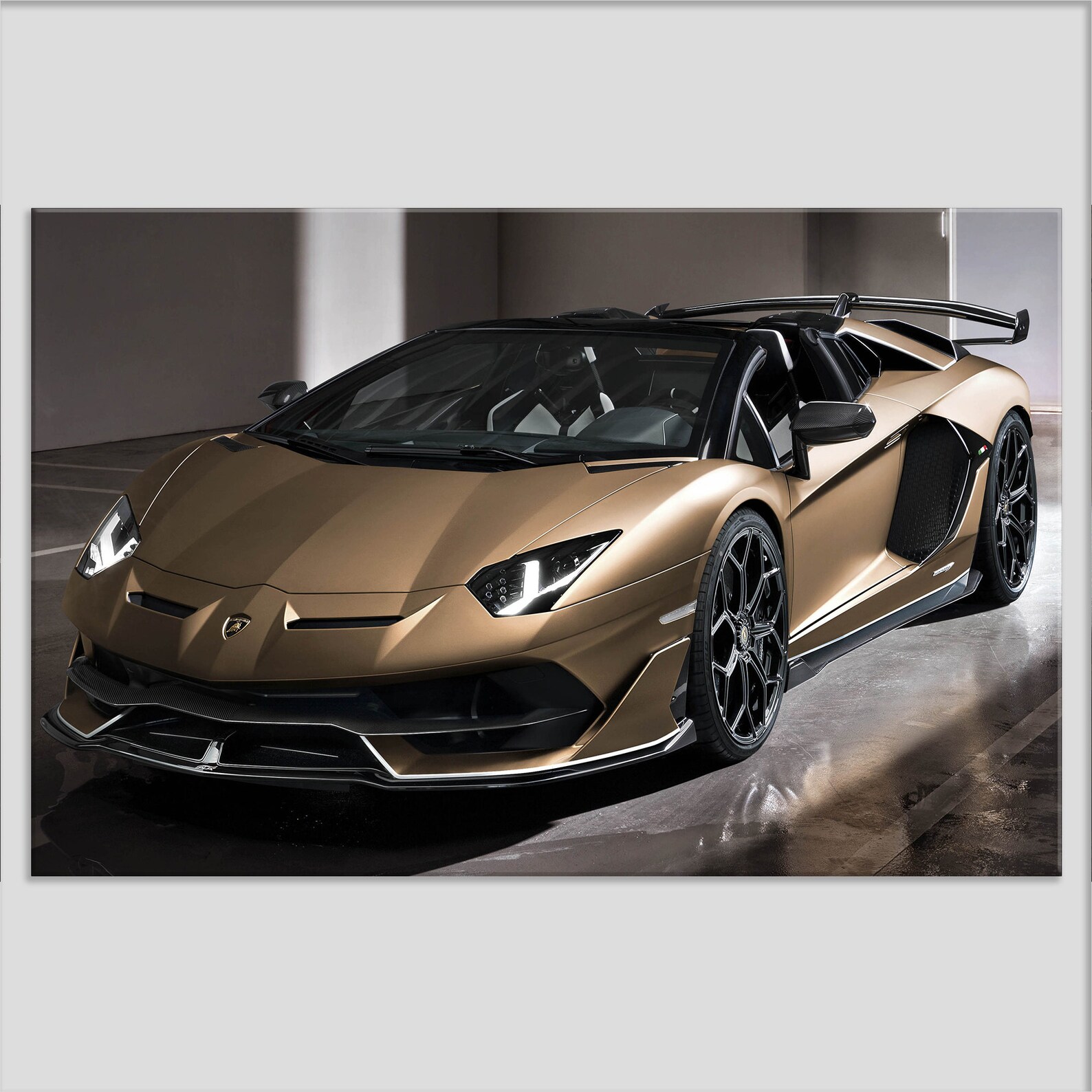 Lamborghini Aventador Svj Roadster Canvas Print, Lamborghini Wall Art ...