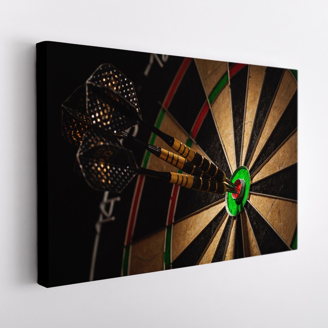Darts Wall Art, Darts Canvas Print, Dartist Gift, Darts Wall Decor - Etsy