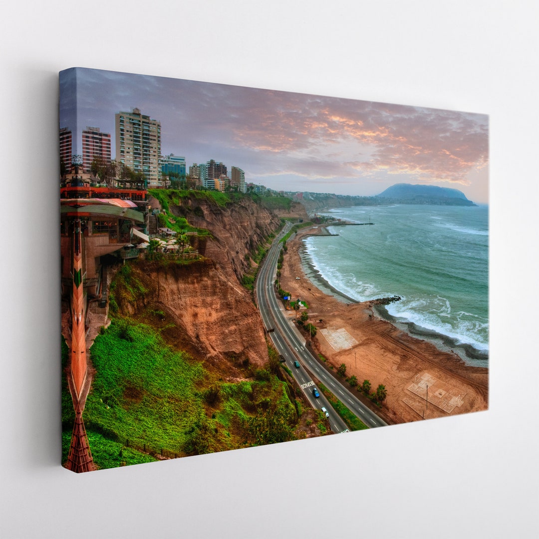 Lima Canvas Print, Lima Skyline, Peru Wall Art - Etsy