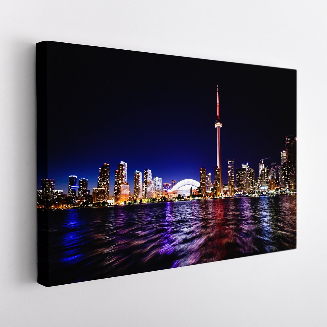 Toronto Canvas Print, Toronto Skyline, Ontario, Canada - Etsy Canada
