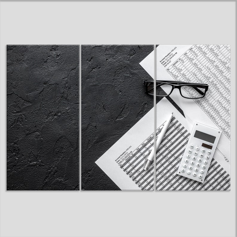 Accounting Canvas Wall Art, Accountant Office Decor, Accountant Gift ...