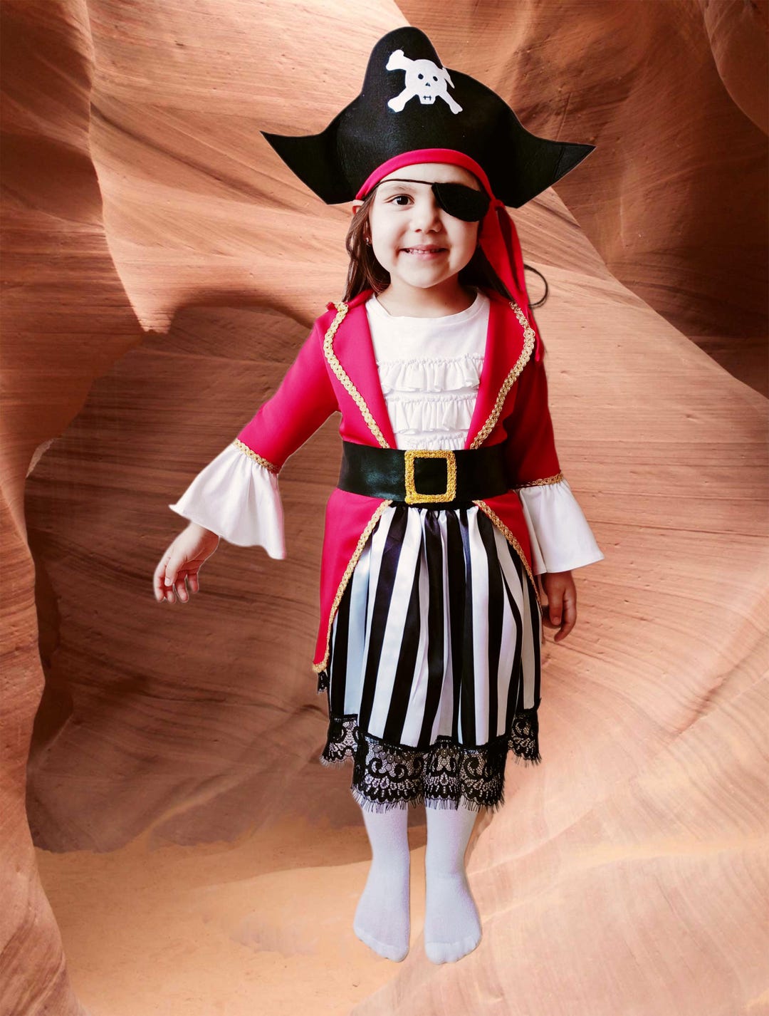 Deluxe Pirate Girls Costume - Etsy