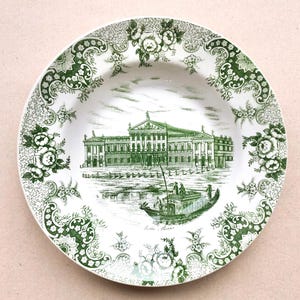 Vintage Green Plate Wall Collection, Green Mismatched Plates, Farmhouse ...