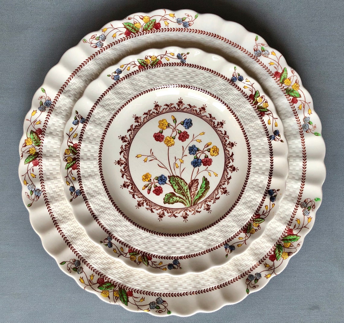 Copeland Spode Cowslip Dinnerware Set for 2 or 4 - Etsy