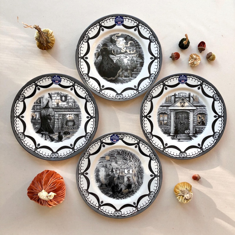Halloween Plate - Etsy