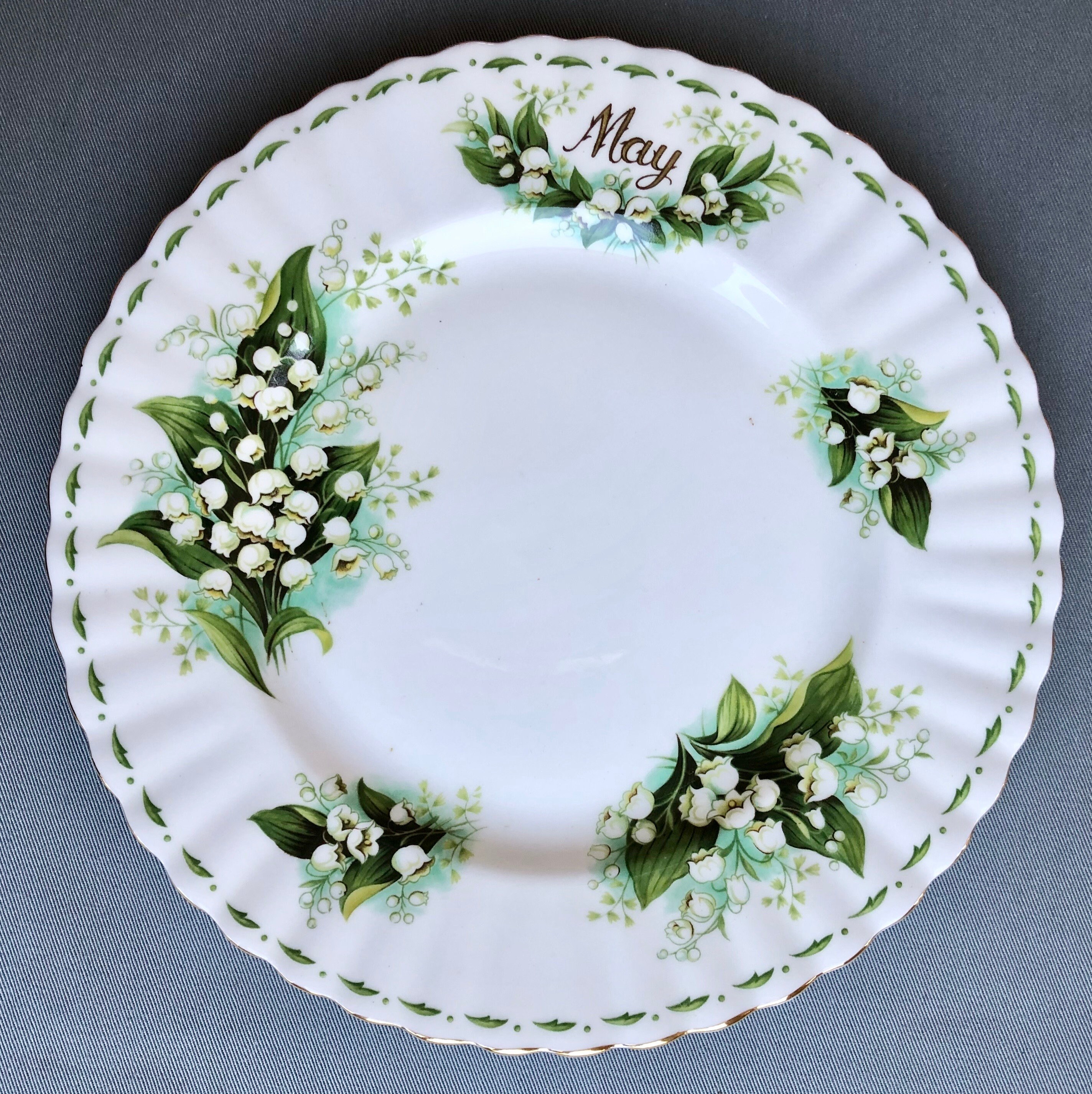 Royal Albert Flower of the Month Series Tea Cup and Saucer. July and ...