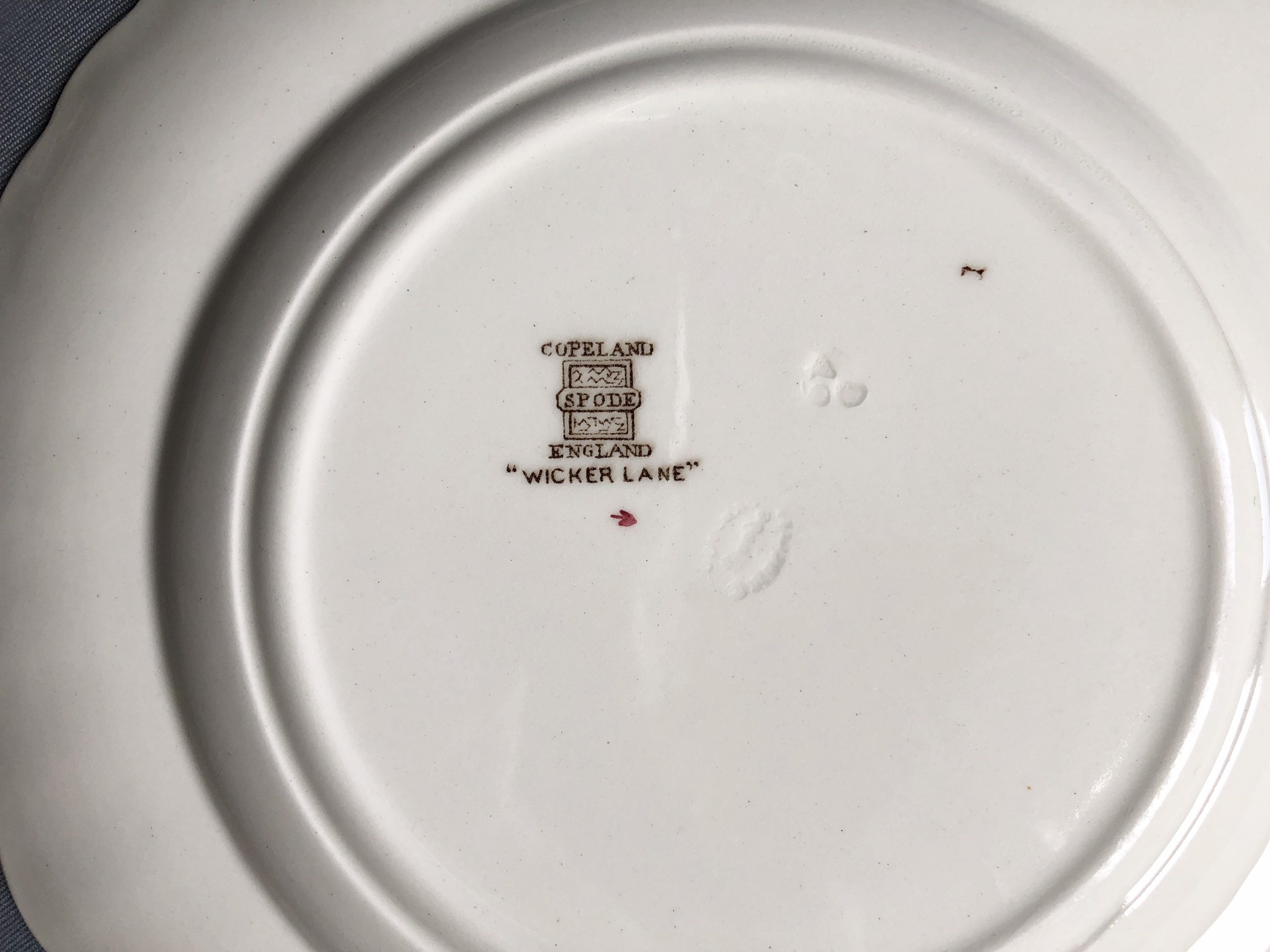 Copeland Spode Wicker Lane Dinnerware Set for 2 or 4 - Etsy