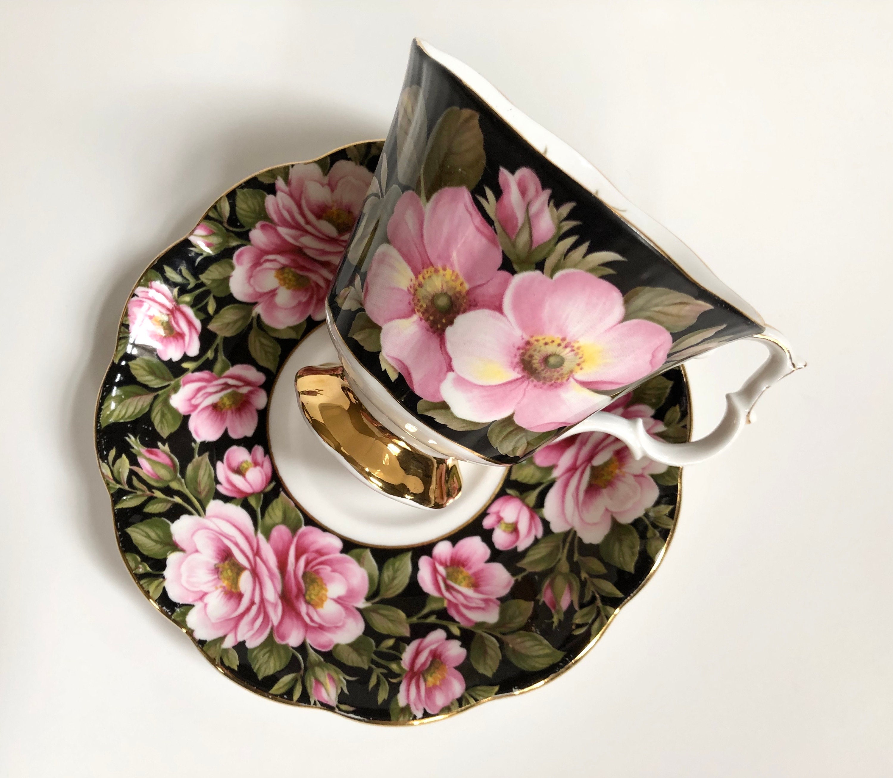 Royal Albert Flora Series and June Tea Cup and Saucer Sets - Etsy