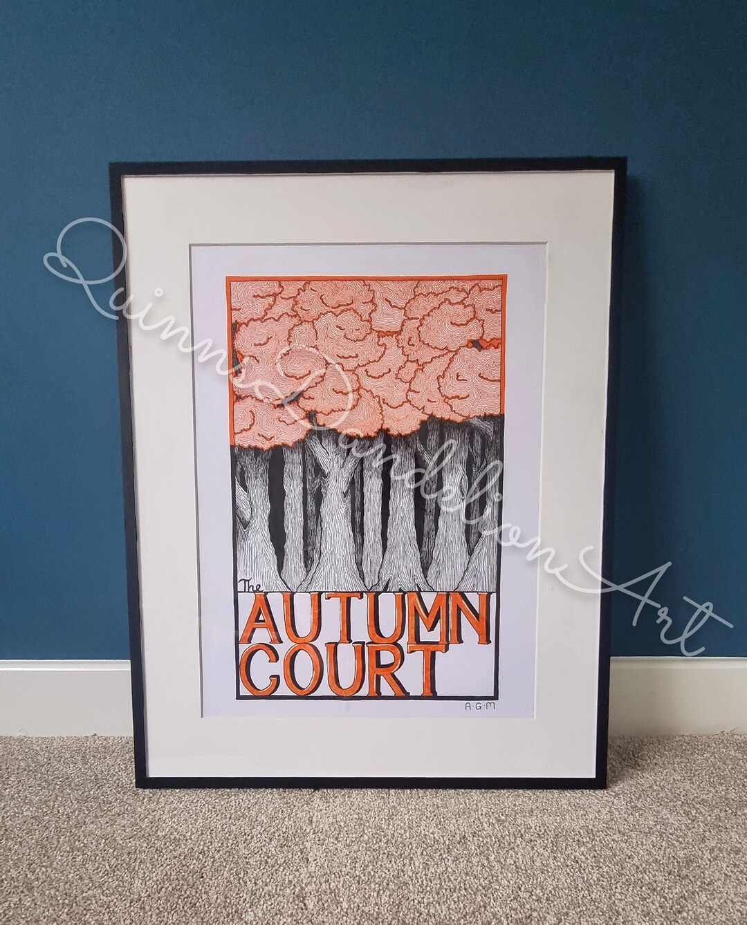 Autumn Court Print | ACOTAR Print - Etsy