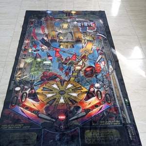 Spiderman Pinball Playfield Rug: Non-slip Fan Rug - Etsy