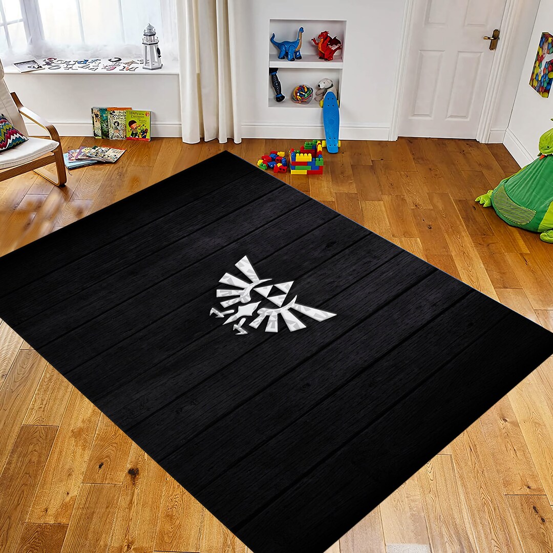 Legend of Zelda Rug, Game Room Rug, Zelda Carpet, Gamer Rug, Floor Area ...