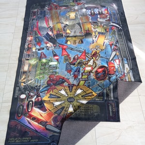 Spiderman Pinball Playfield Rug: Non-slip Fan Rug - Etsy