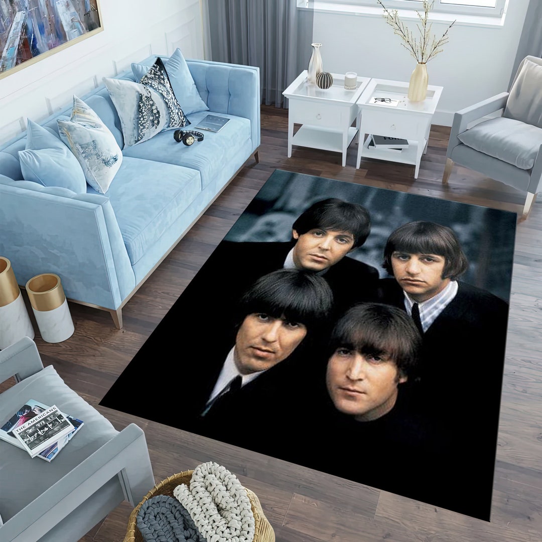 The Beatles Rug, the Beatles Gift, for Living Room Rug, Fan Rug, Area ...