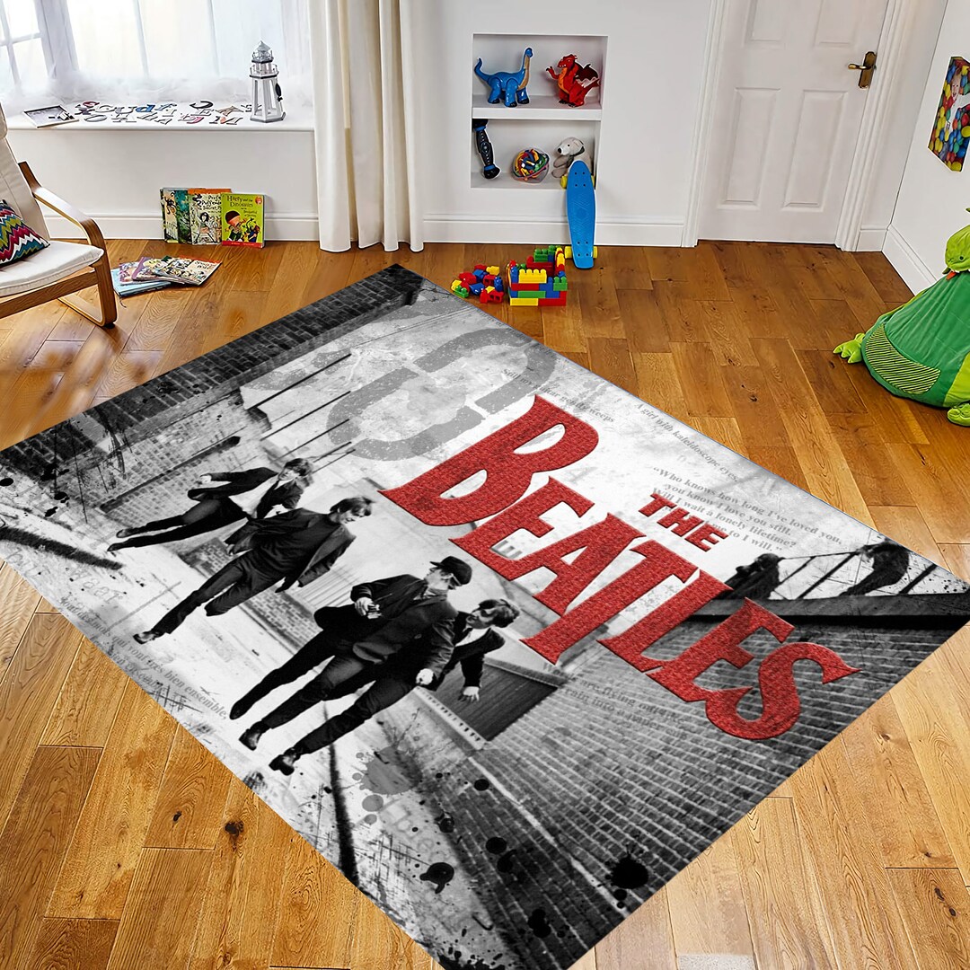The Beatles Rug, the Beatles Gift, for Living Room Rug, Fan Rug, Area ...