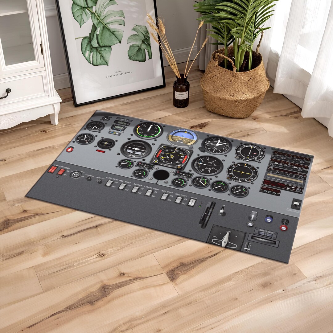 Jet Fighter Guages Rug,guages Rug,aircraft Guages Rug,cockpit Rug ...