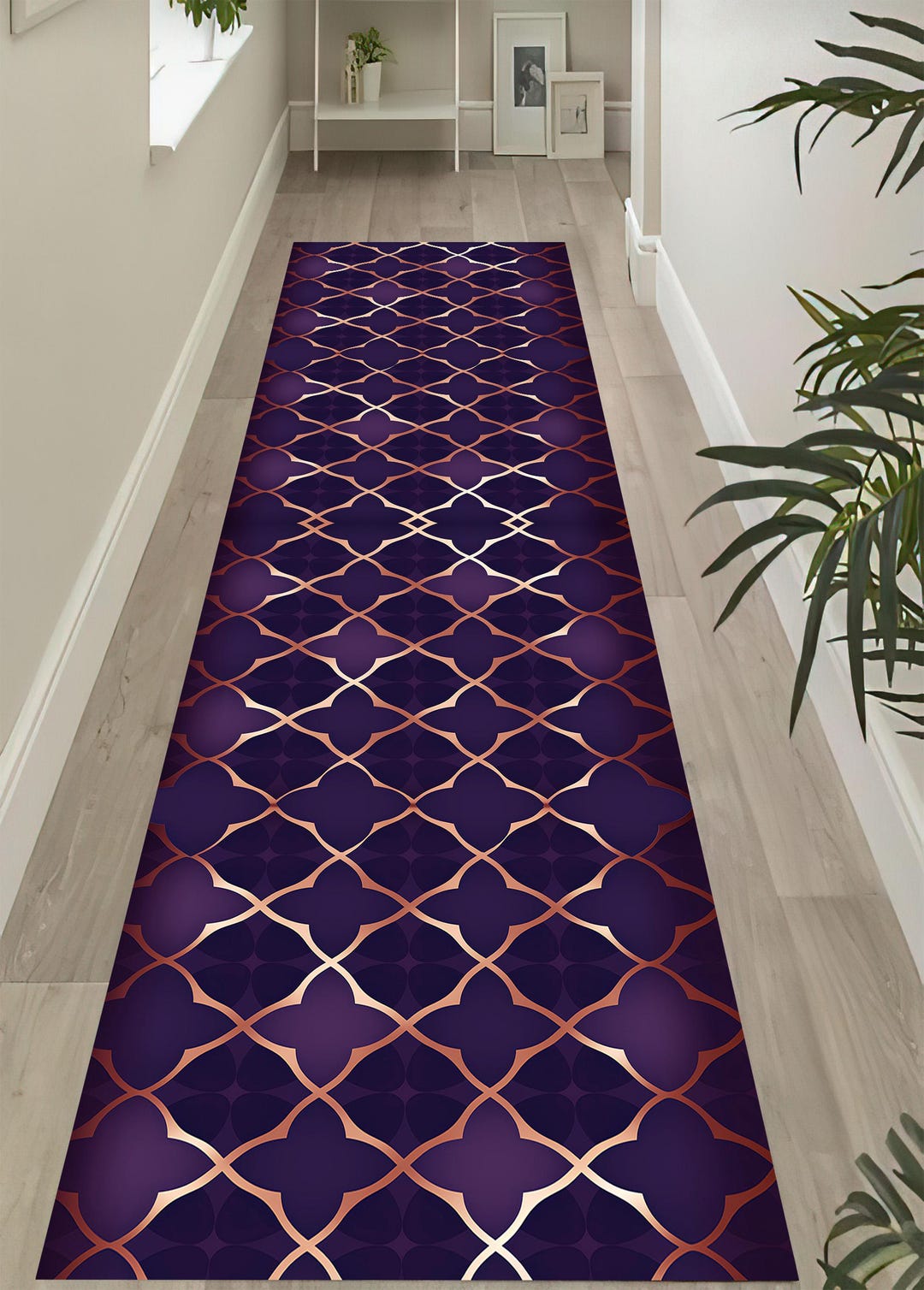 Purple Gold Runner, Purple Gold Runner Rug, Purple Gold Rug,purple Gold ...