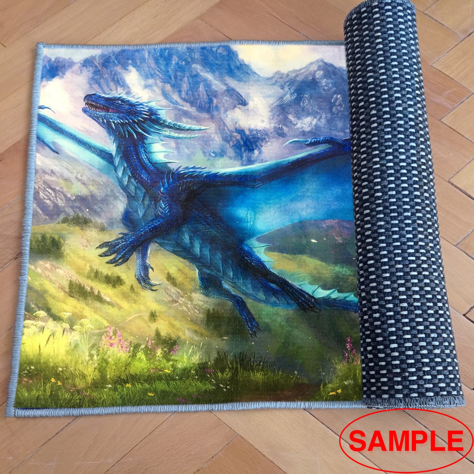 Dragon Rugdragon Pattern Rugcustomized Rugfamily - Etsy