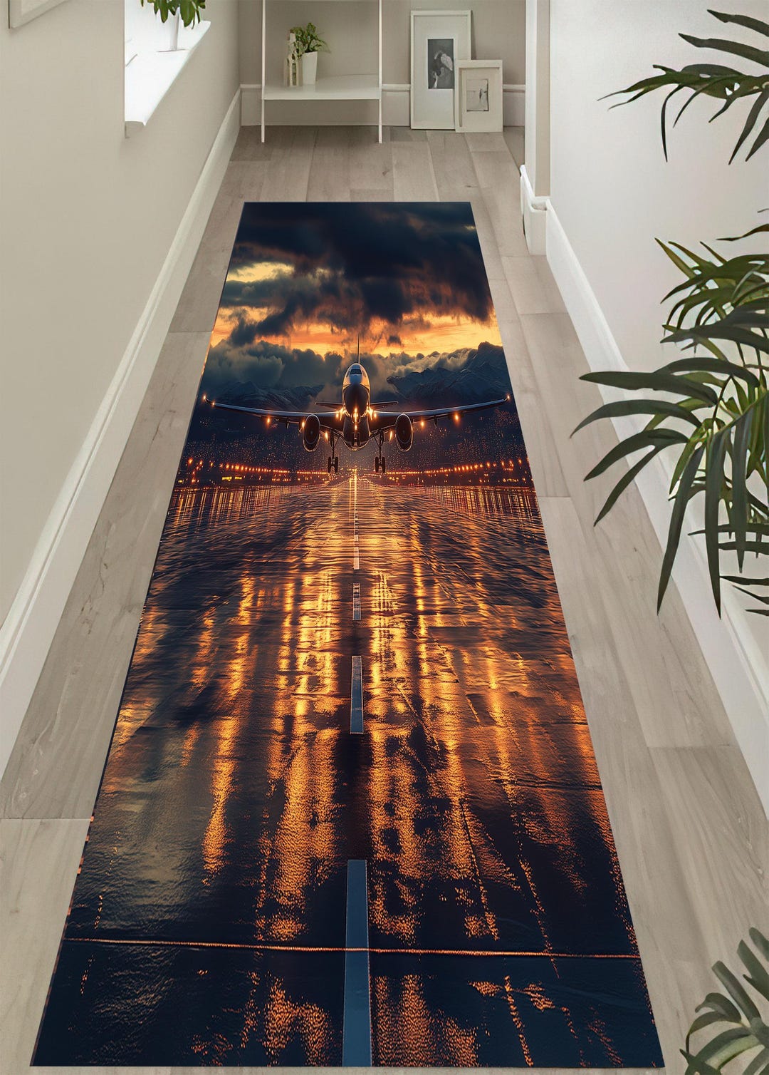 Plane Pattern Rug,aircraft Taking off Rug,cockpit Rugs, Plane Rug ...