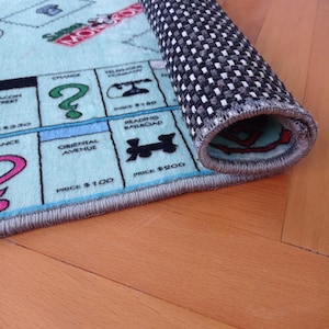 Board Game Rug,monopoly Game Rug, Kids Rug, Boy Room Rug, Kid Christmas ...