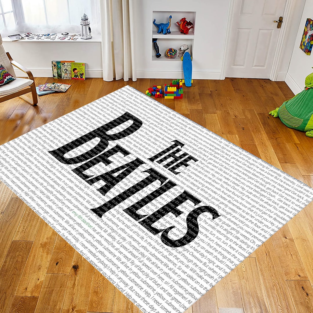The Beatles Rug, the Beatles Gift, for Living Room the Beatles Rug, Fan ...
