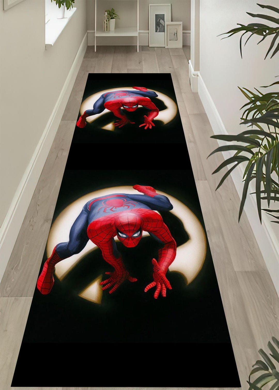 Runner Spiderman Rug, Spiderman Pattern Rug, Spiderman Rugs, Spiderman ...
