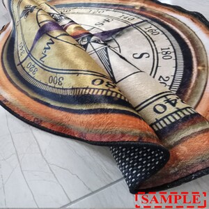 Round Guitar Rug,guitar Rug,music Room Rug,area Rug,music Rugs,designed ...