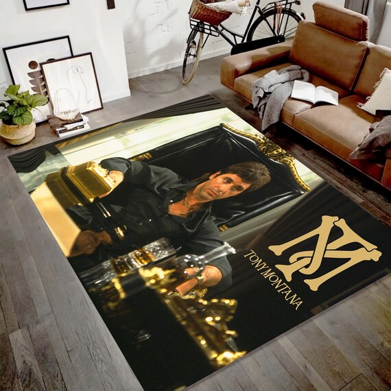Scarface Rug Tony Montana Rug Fan Rug Themed Rug Custom - Etsy