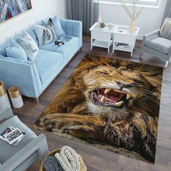 Lion Rug - Etsy
