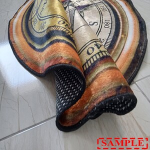 Round Guitar Rug,guitar Rug,music Room Rug,area Rug,music Rugs,designed ...