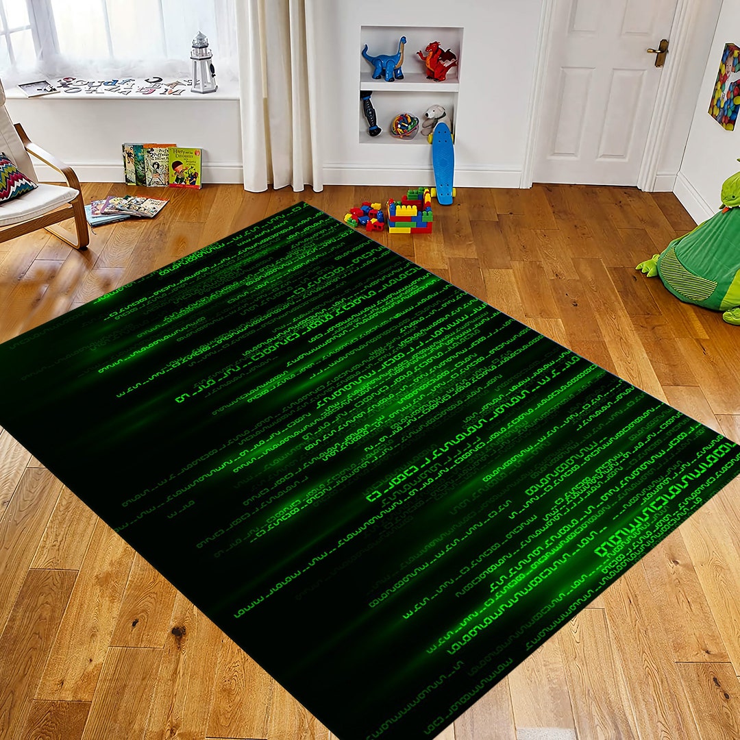 Matrix Art Rug,matrix Rug,for Living Room Rug,fantastic Rug,custom Rug ...