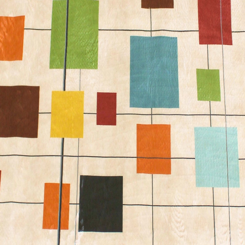 Mid Century Modern Rug Minimal Rug Abstract Rug Anti-slip - Etsy