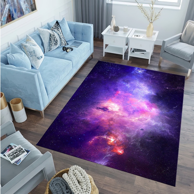 Planets Themed Rug - Etsy