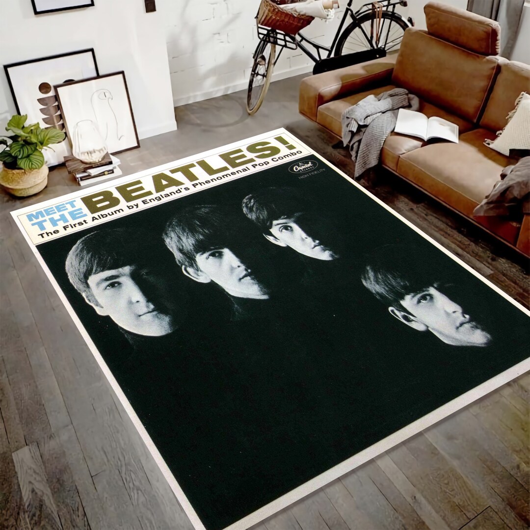 The Beatles Rug, the Beatles Gift, for Living Room Rug, Fan Rug, Area ...