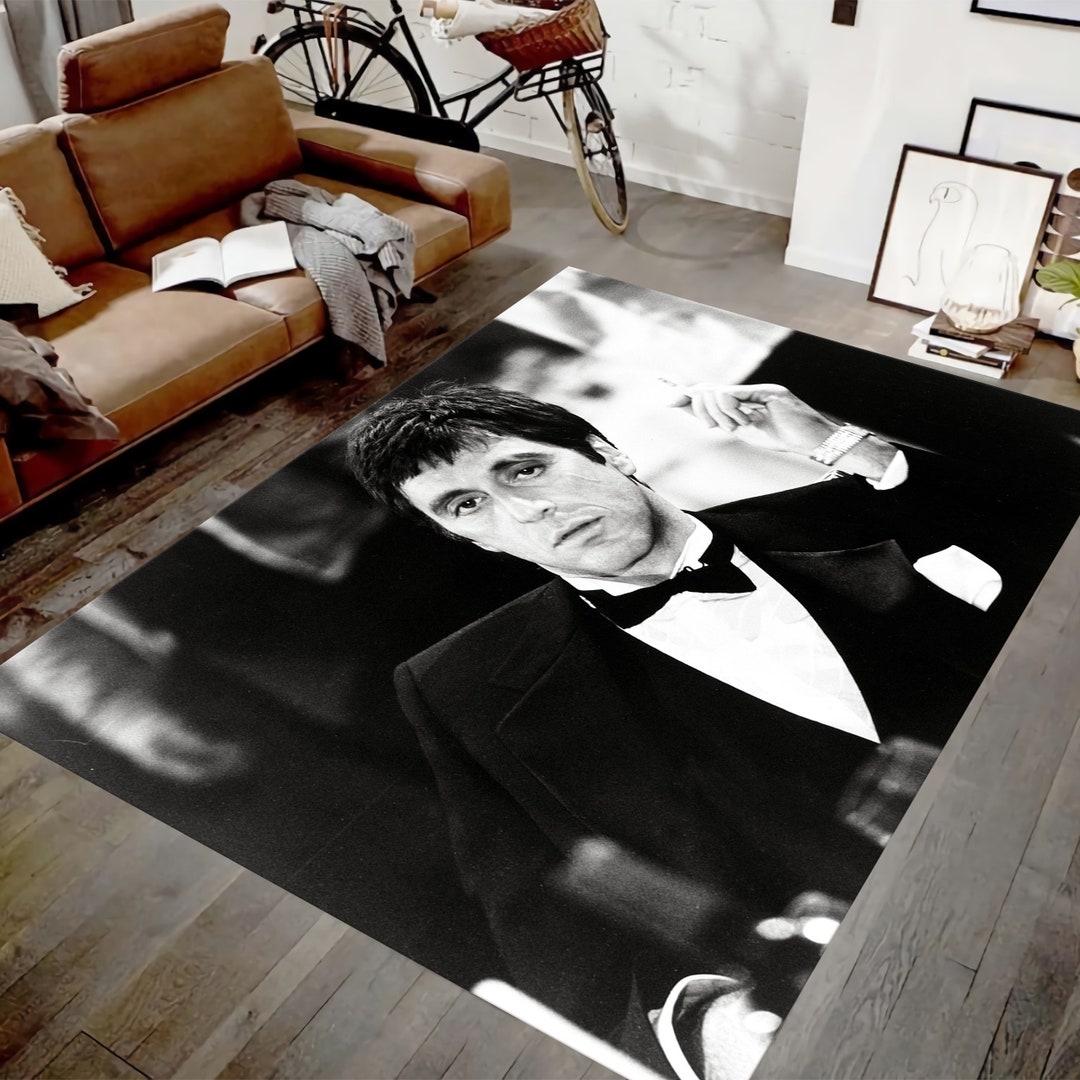 Scarface Rug,scarface Gift Rug,for Living Room Scarface Rug,fan Rug ...