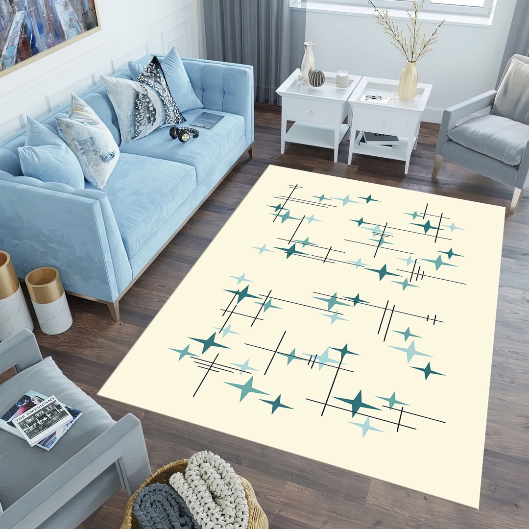 Minimalist Rug, Mid Century Modern Rug, Minimal Rug, Abstract Rug, Anti ...