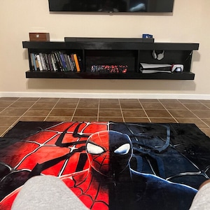 Spiderman,spiderman Rug, Kids Room Rug, Boy Room Rug, Patterned Rug ...