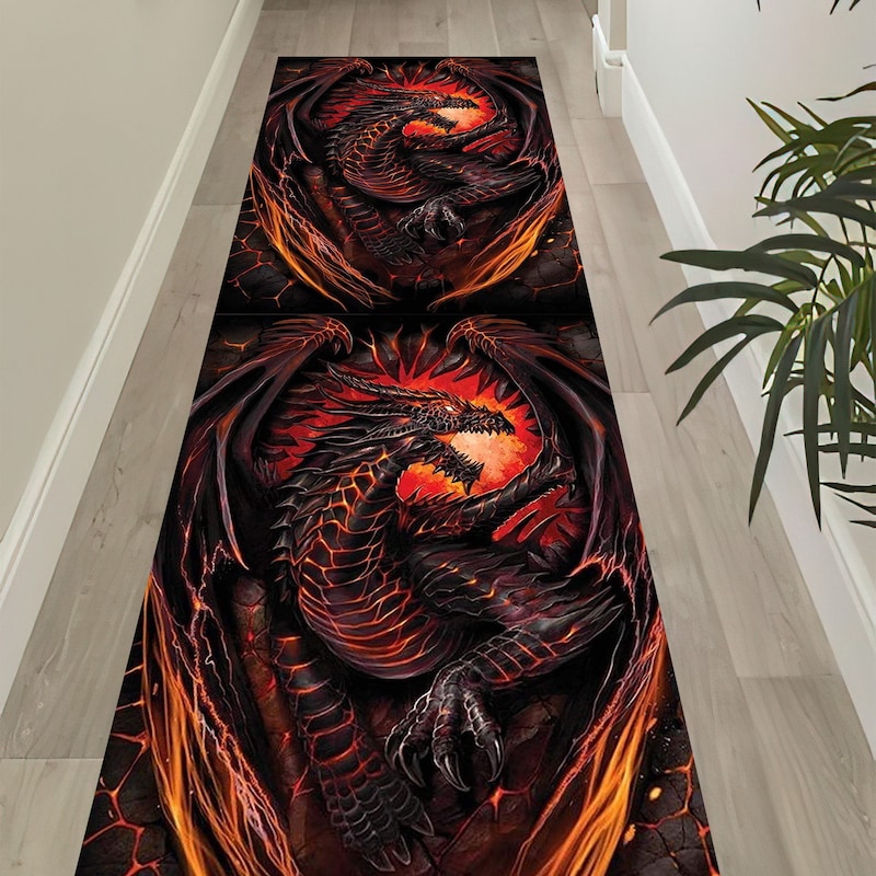 Dragon Area Rug - Etsy
