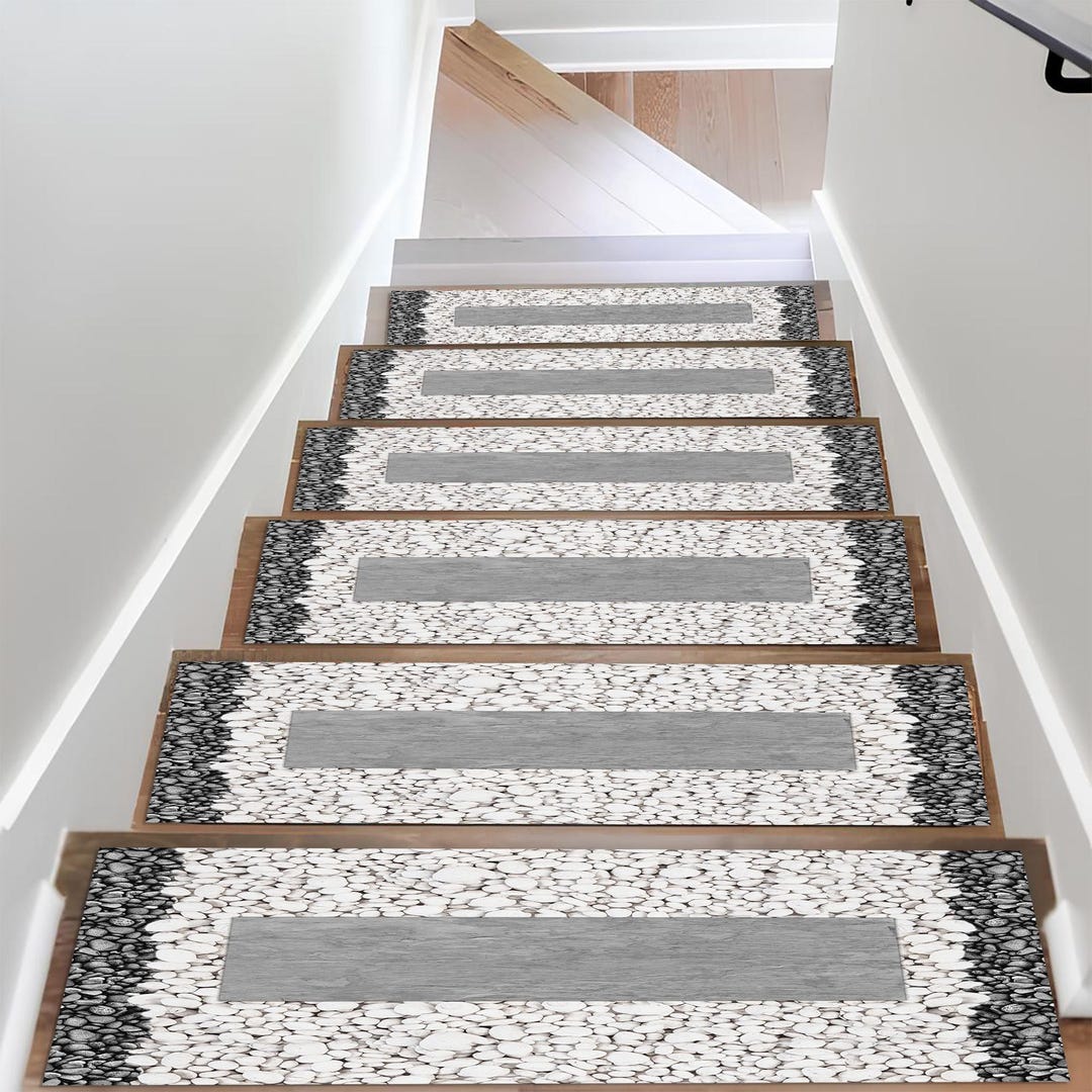 Gray Stone Stair Rug,stone Stair Rugs,stair Mat,stair Treads Rug,stair ...
